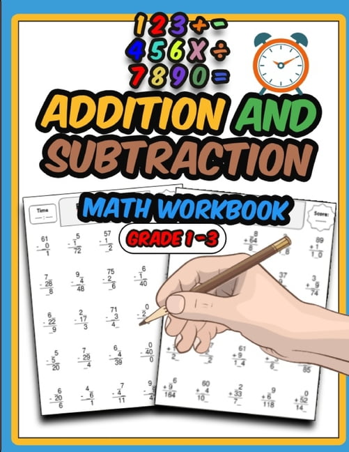 Addition and Subtraction Math Workbook: Activity Workbook for Kids ...