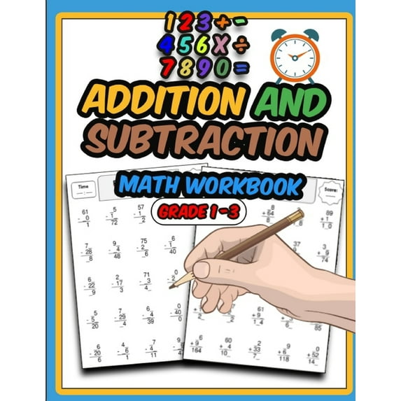 Addition and Subtraction Math Workbook: Activity Workbook for Kids ...