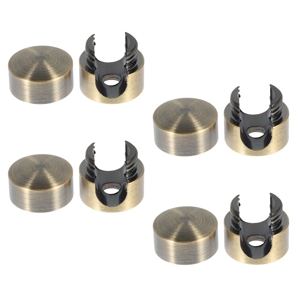 LULULION Cable Fixator Antique Copper 4Pcs 0.71X0.63X0.63In Metal ...