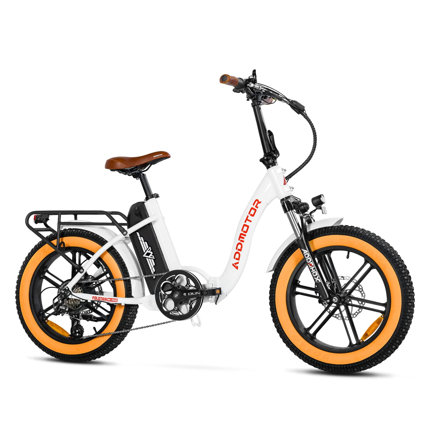 Addmotor 20 In. 16Ah Electric Folding Bike, M-140 P7 750W 48V Step-Thru ...