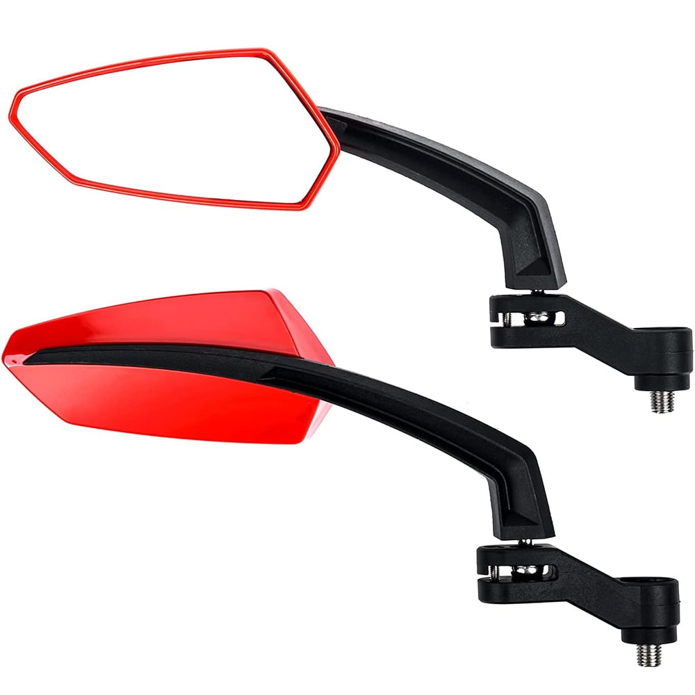 Addmotor Bike Side Mirror, Rotatable Rear View Glass, Unbreakable Anti ...