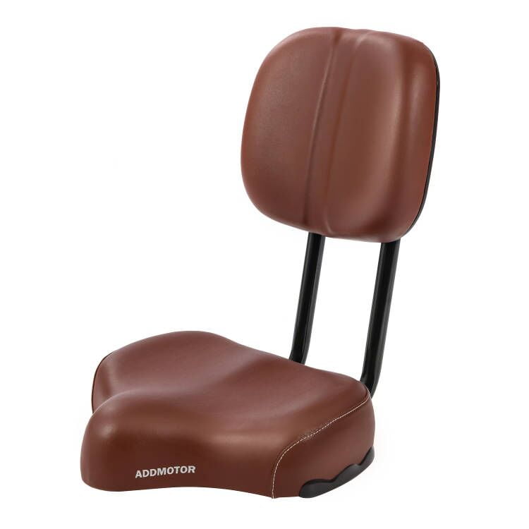 Addmotor Bike Seat with Backrest, Bicycle Tricycle Backrest Saddle Seat ...
