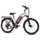 Addmotor Citypro 26inch Electric Bike for Adult, 125 Miles, 500W Commuter City Cruiser Electric ...