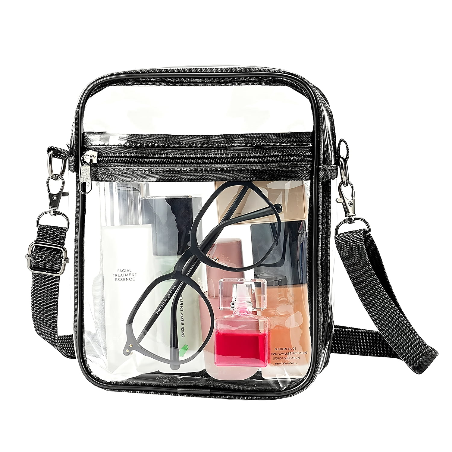 Addmotor Clear Crossbody Bag, Stadium Approved Clear Purse Bag for ...