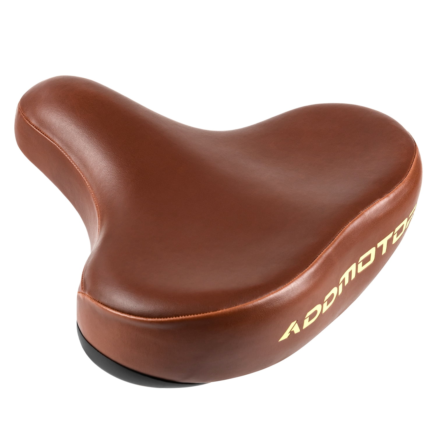 Addmotor Comfortable Cruiser Bike Seat, Extra Wide Saddle, Dual Suspension, Brown - Walmart.com