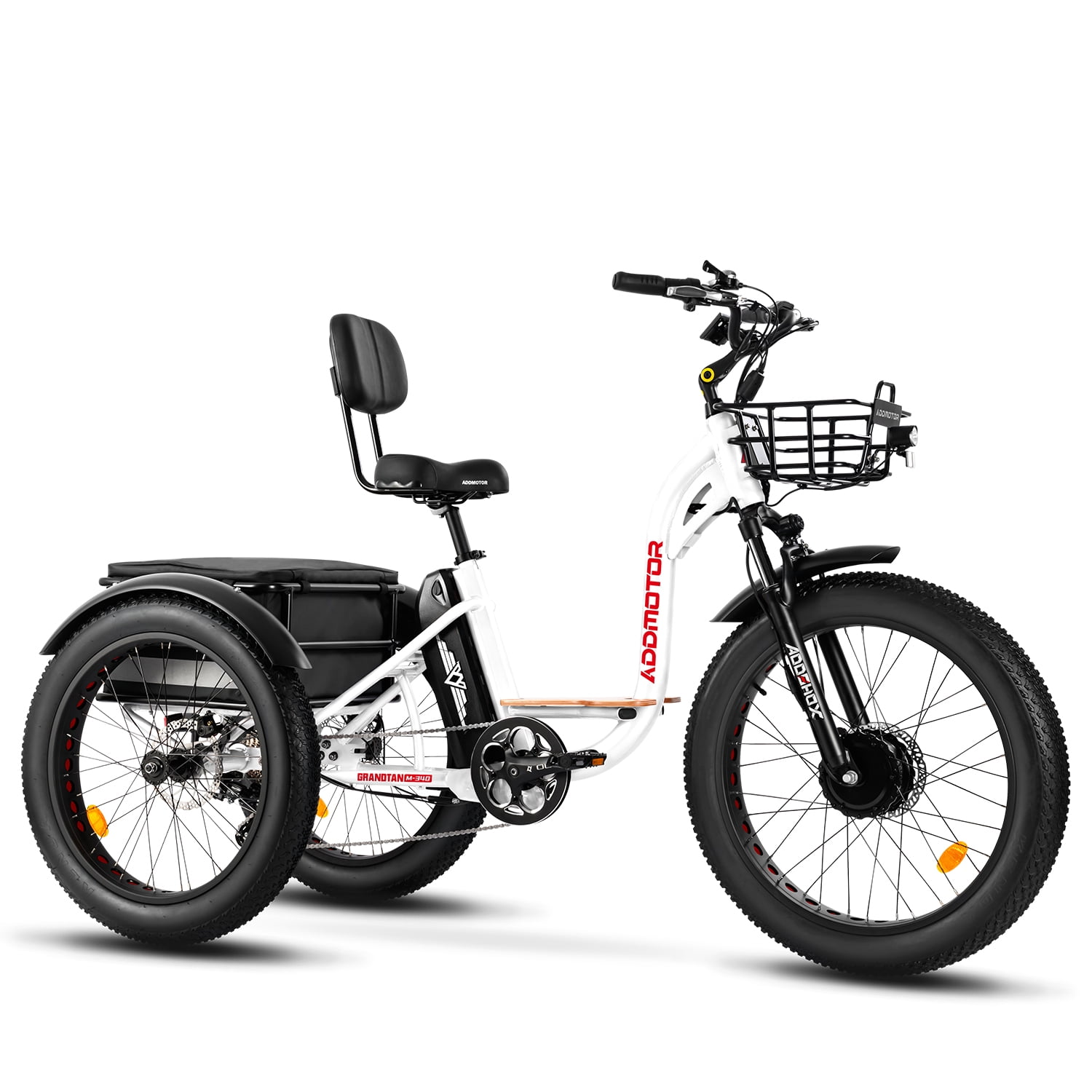 Addmotor Electric Trike, 750W Electric Tricycle for Adults M-340 Plus 3 ...