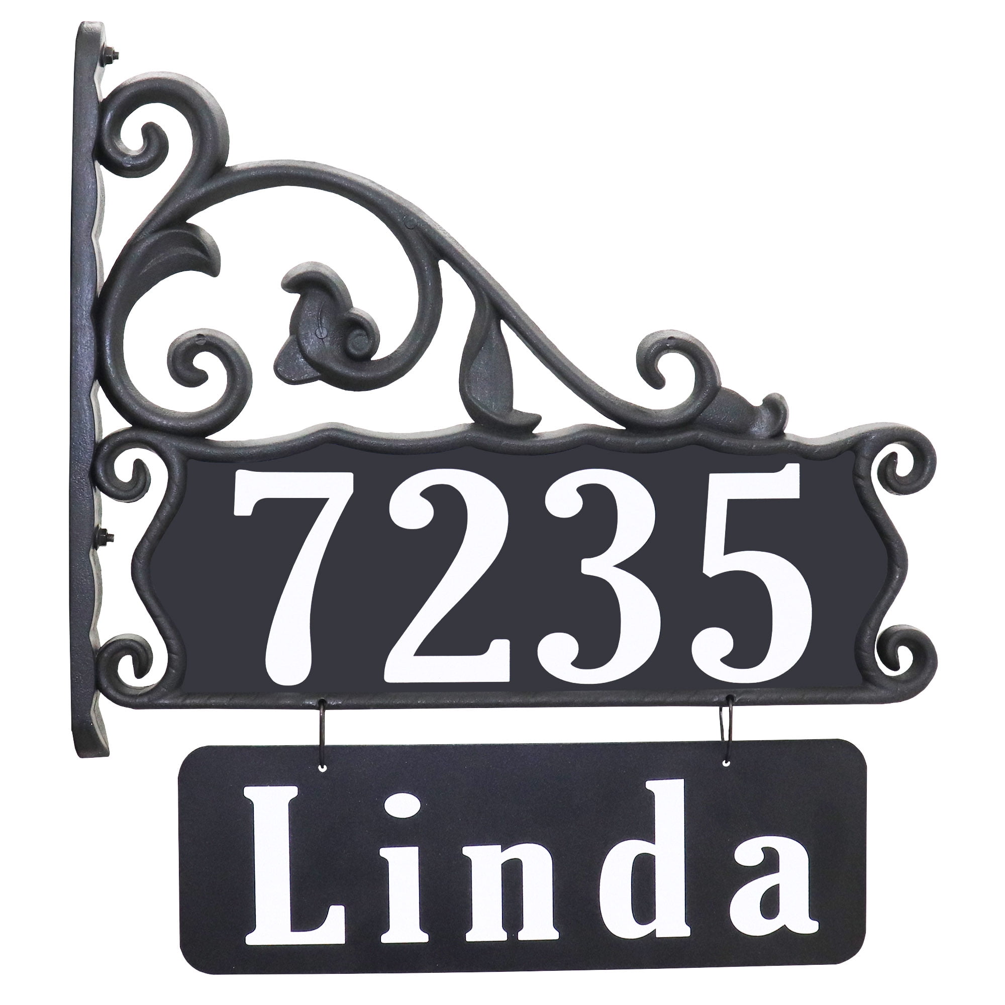 Address America Boardwalk Lamppost Sign With Name Rider - Walmart.com