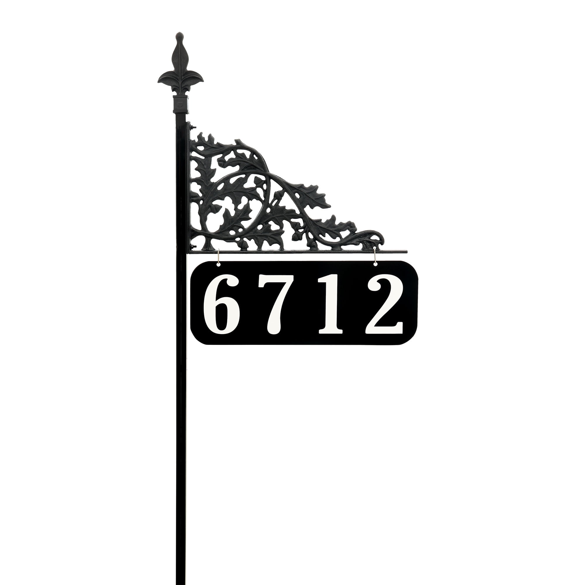Address America Oak Address Sign - 47" Pole - Walmart.com