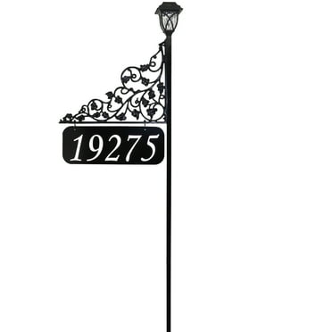 Address America USA Handcrafted, Double-Sided Park Place Reflective ...