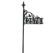 Mayne Woodhaven 22.3" x 8" x 56.5" Traditional Black Polyethylene ...