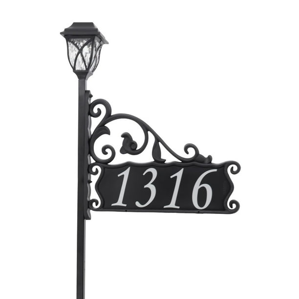 Address America USA Handcrafted, Double-Sided Reflective Boardwalk ...