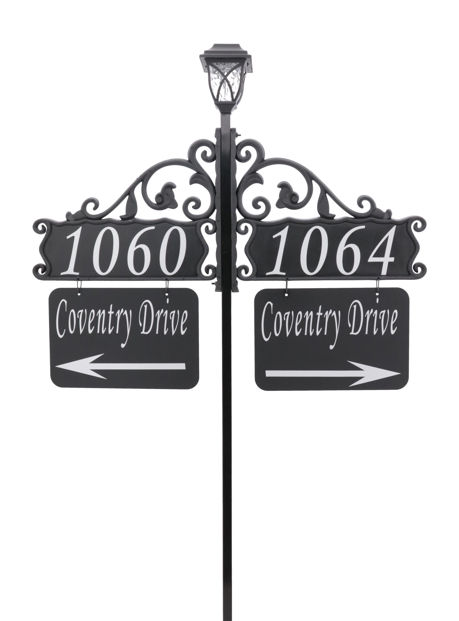 Address America USA Handcrafted, Double-Sided Reflective Double ...