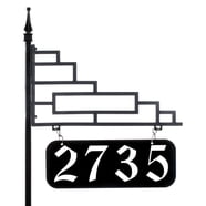 Address America USA Handcrafted, Double-Sided Park Place Reflective ...