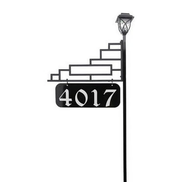 Address America USA Handcrafted, Double-Sided Park Place Reflective ...