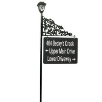 Address America USA Handcrafted, Double-Sided Park Place Reflective ...