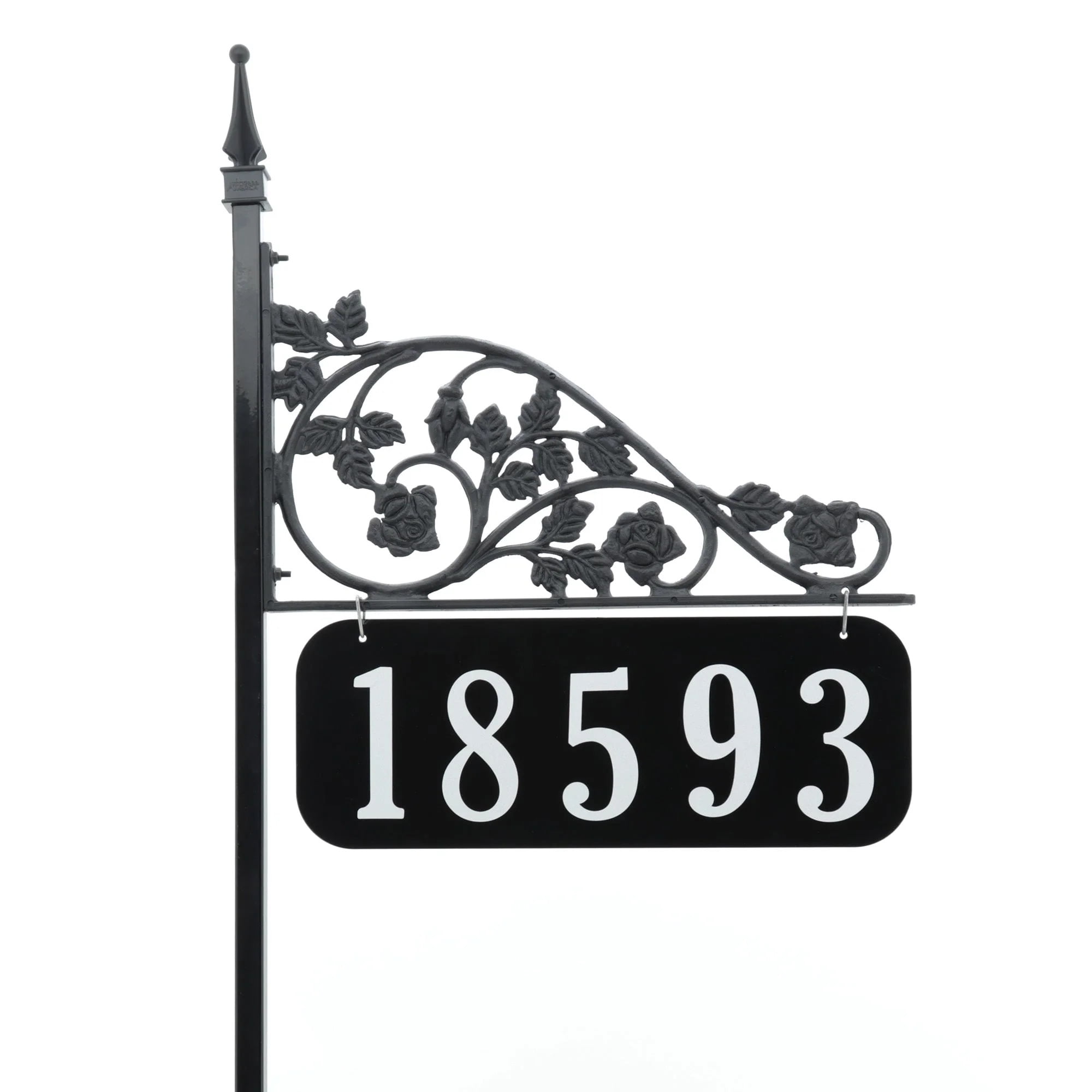 Address America USA Handcrafted, Double-Sided Rose Address Sign - 58 ...