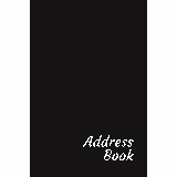 Address Book : Black cover.Organizer and Notes with tabbed in ...