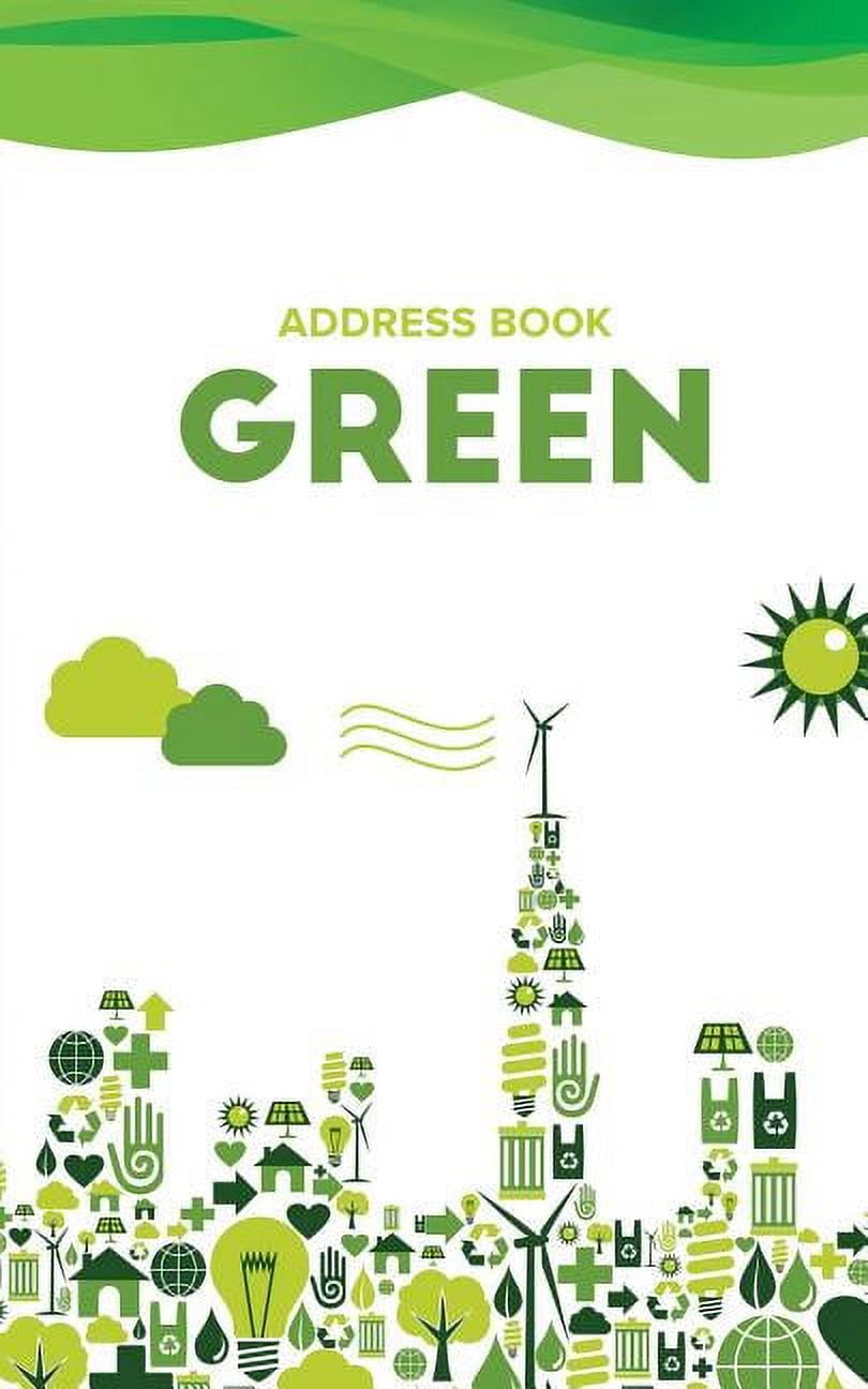 Address Book Green, (Paperback) - Walmart Business Supplies