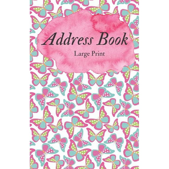 Address Book Large Print: For Contacts, Addresses, Phone Numbers ...