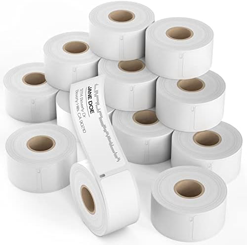 Address Labels Compatible with Dymo 30252 – 1-1/8'' x 3-1/2'', 12 rolls ...
