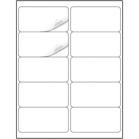 Address Labels Sticker Paper for Laser/Ink Jet Printer Mailing Labels ...