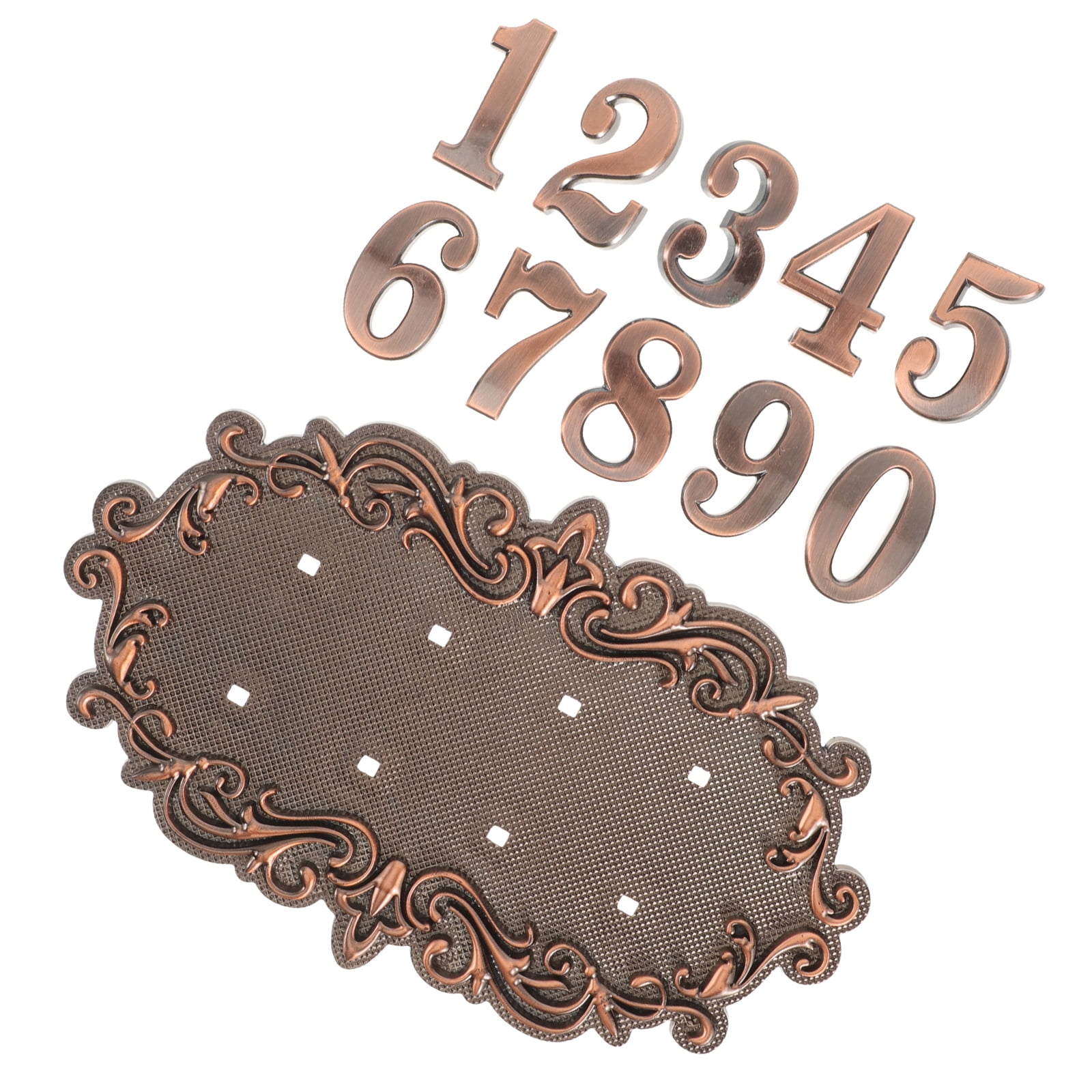 FONDOTIN Wall Address Plaque Mailbox Number Plaque 1 Set Vintage ABS ...