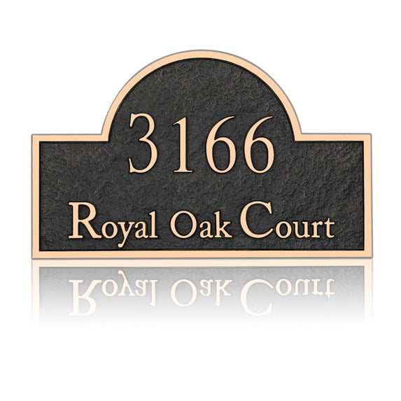 Address Plaque Old Century - Personalized House Number Sign Plaque ...