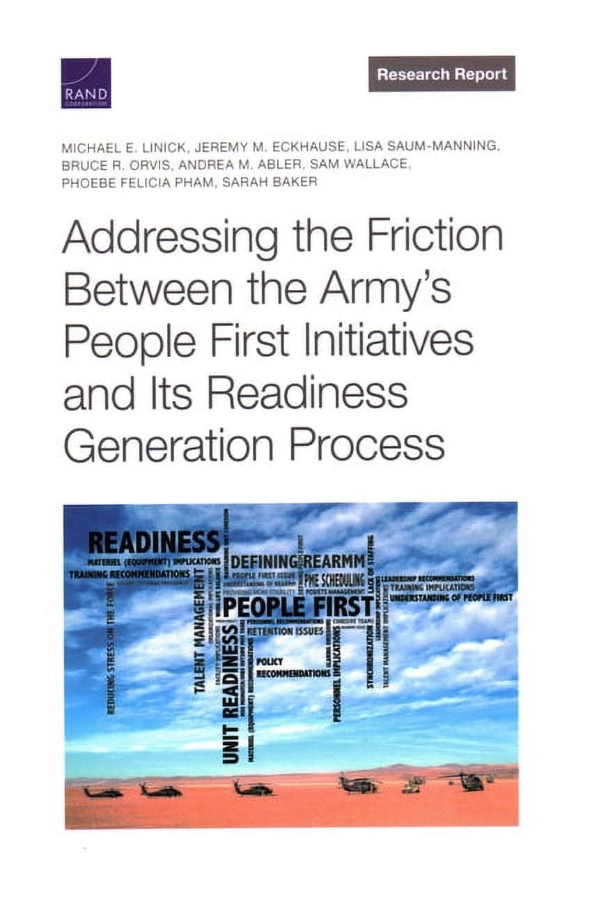 Addressing the Friction Between the Army's People First Initiatives and ...