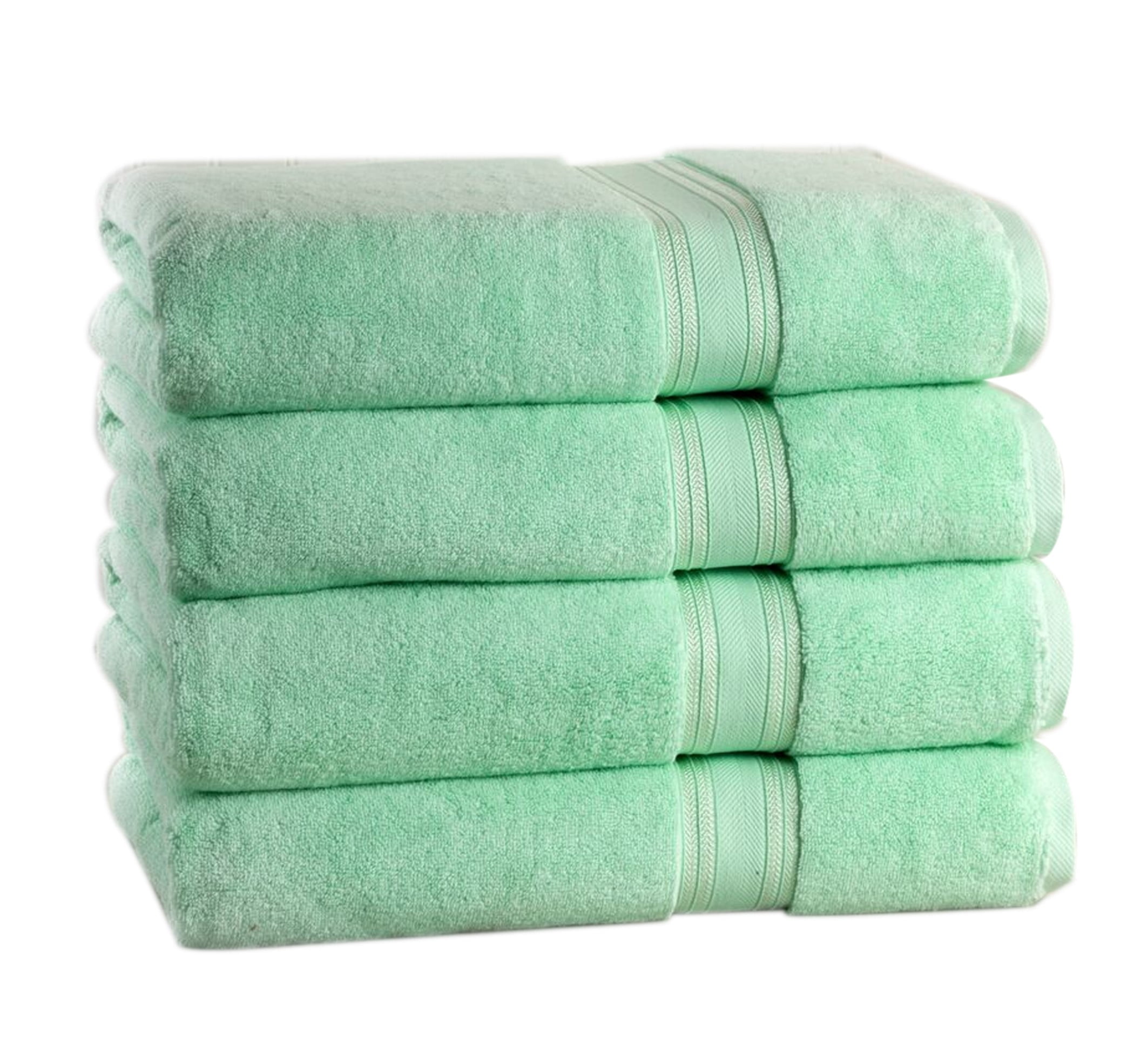 Addy Home Zero Twist 4 Piece Bath Sheet Set - Jade - Walmart.com