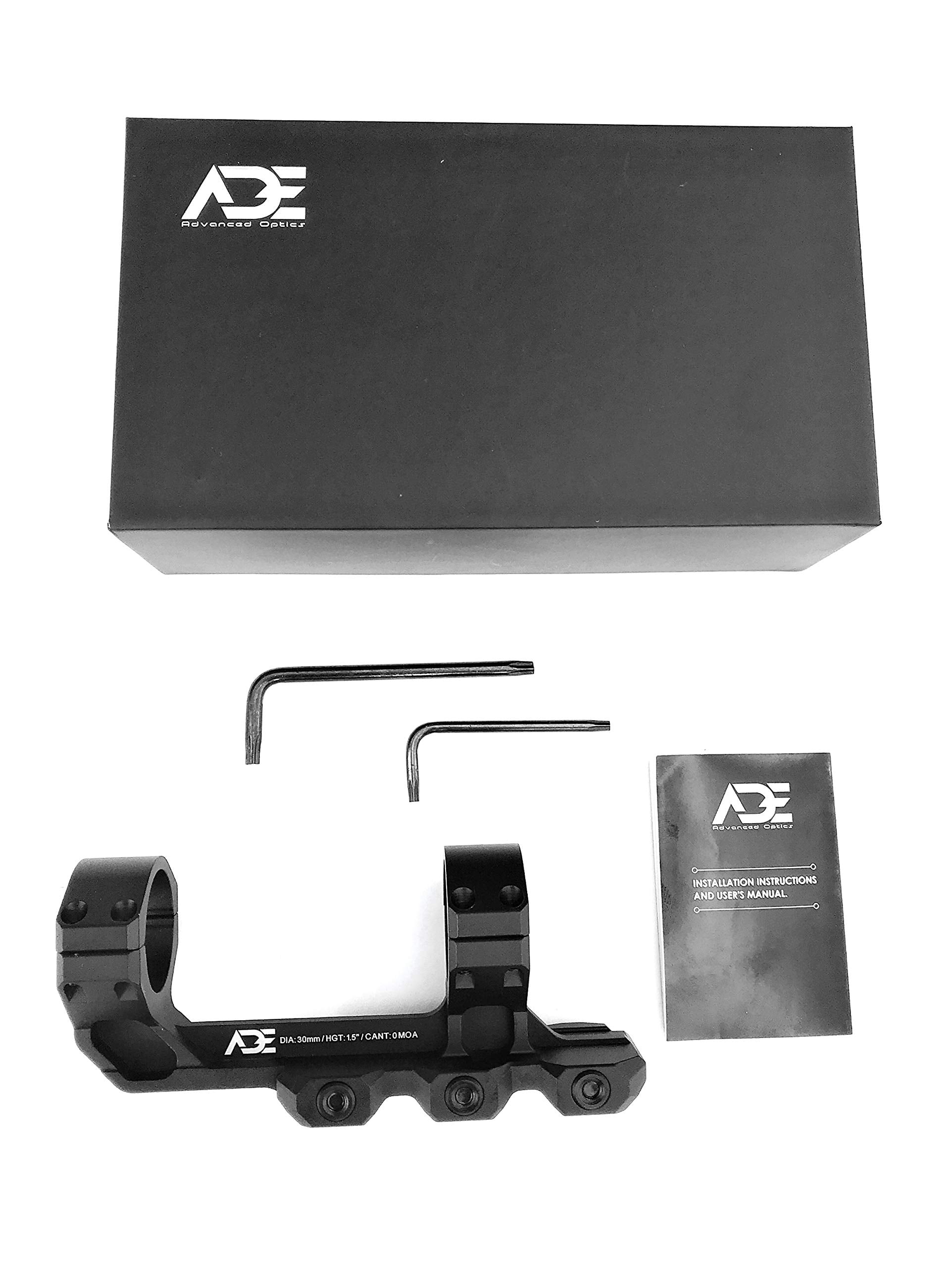 Ade Advanced Optics PS001 Cantilever One Piece Riflescope Mount - 30mm - Walmart.com