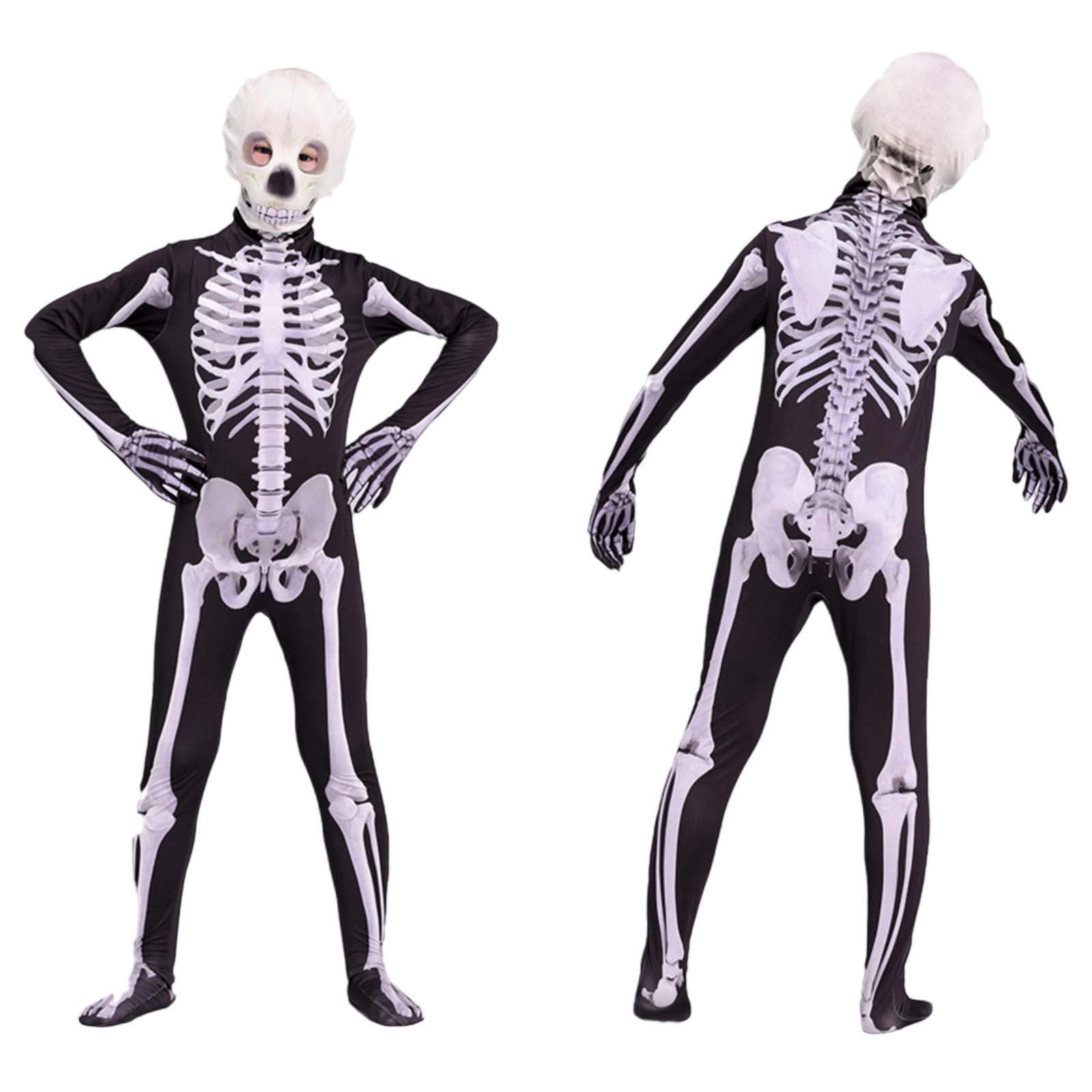 Adeawade Baby Outfits For Boys Punk Outfit Cos Skeleton Tight Suit For ...