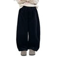 Adeawade Boy Pants Corduroy Pants Loose Fit Kids Trousers Fine Texture ...