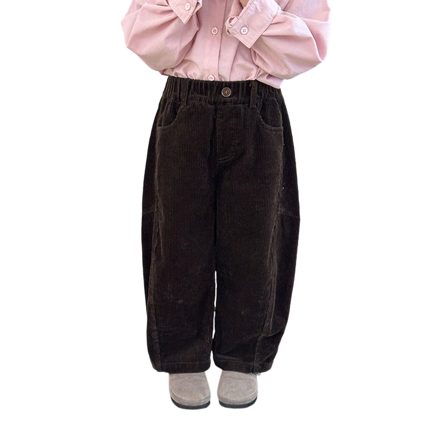 Adeawade Boy Summer Pants Corduroy Pants Loose Fit Kids Trousers Fine ...