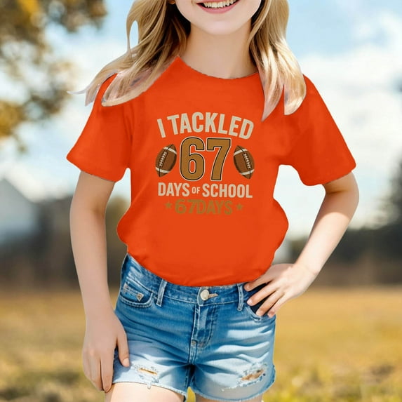 Adeawade Boy Tops Short Sleeve Crewneck T Shirts Cool Graphic Blouses ...