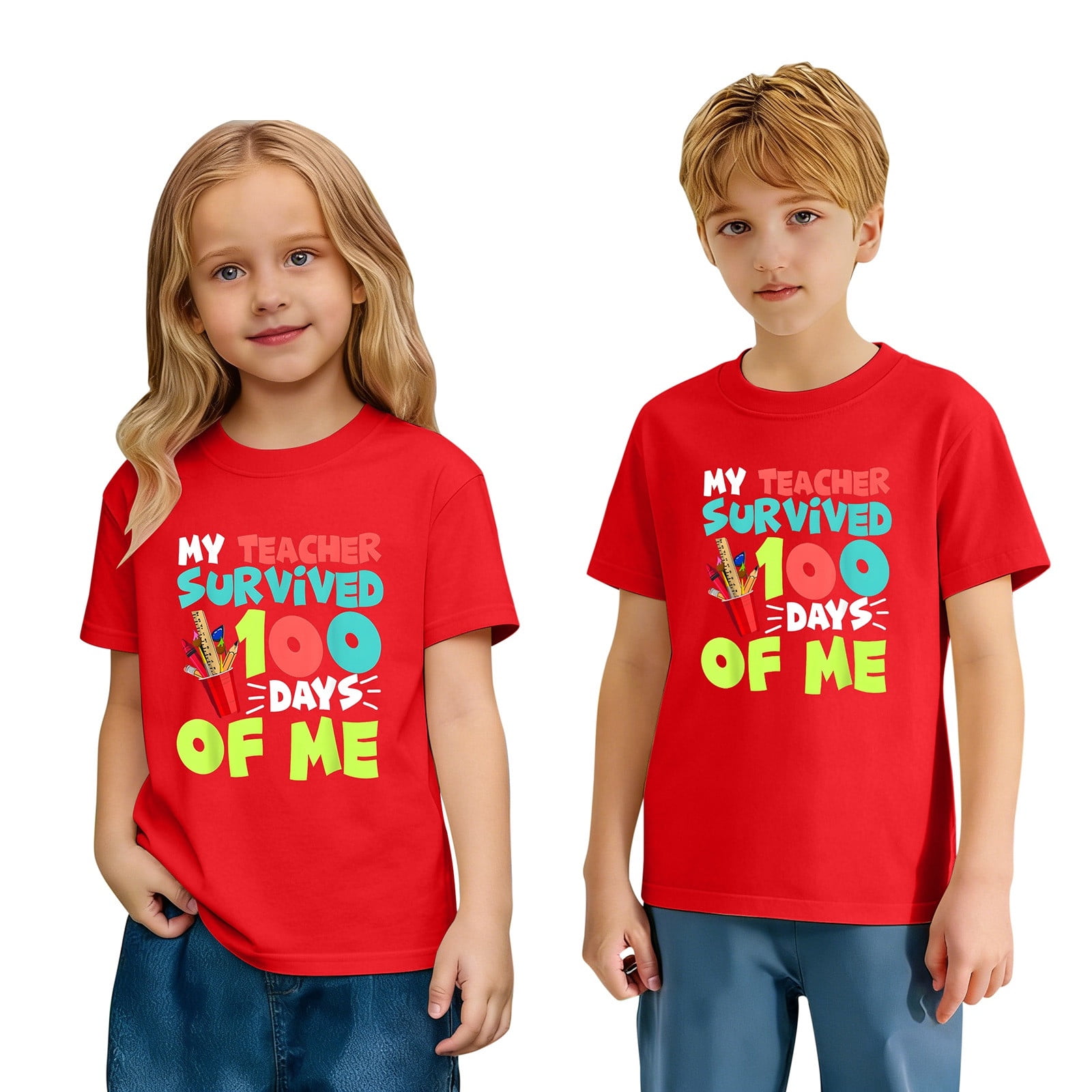 Adeawade Boy Tops Short Sleeve Graphic Print Shirts Cool Blouses For ...