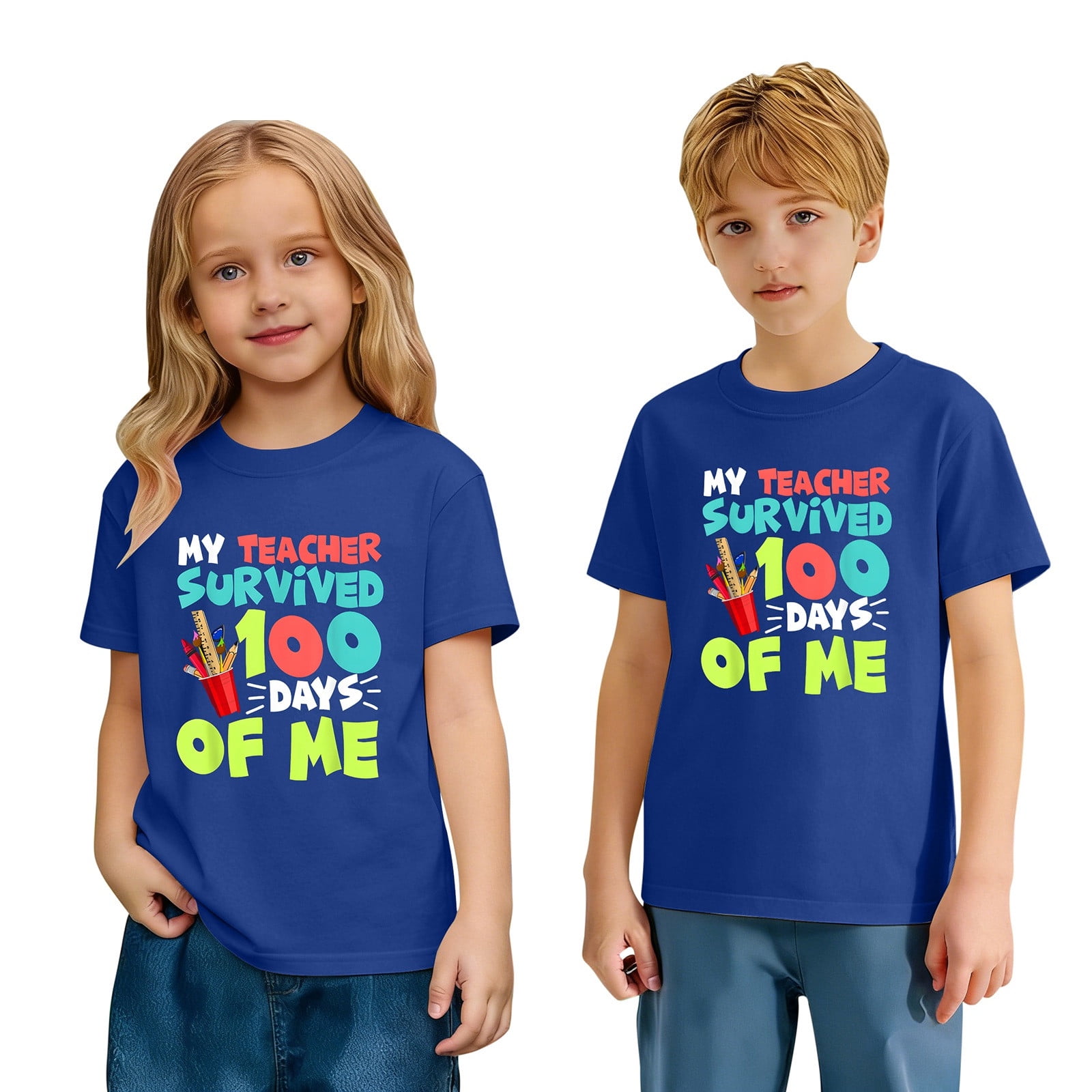 Adeawade Boy Tops Short Sleeve Graphic Print Shirts Cool Blouses For ...