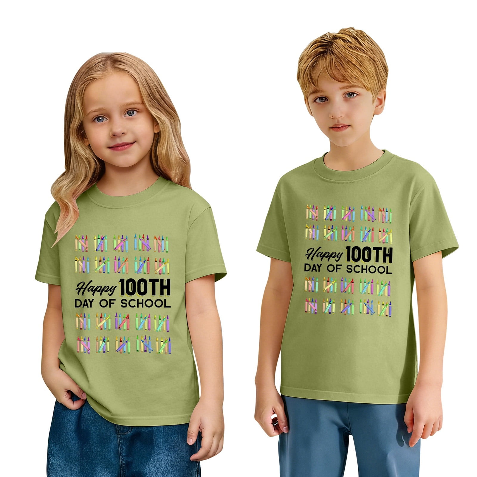 Adeawade Boy Tops Short Sleeve Tee Graphic Print Shirts Cool Blouses ...