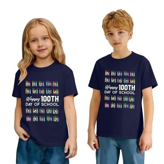 Adeawade Boys Tops Short Sleeve Tee Graphic Print Shirts Cool Blouses ...