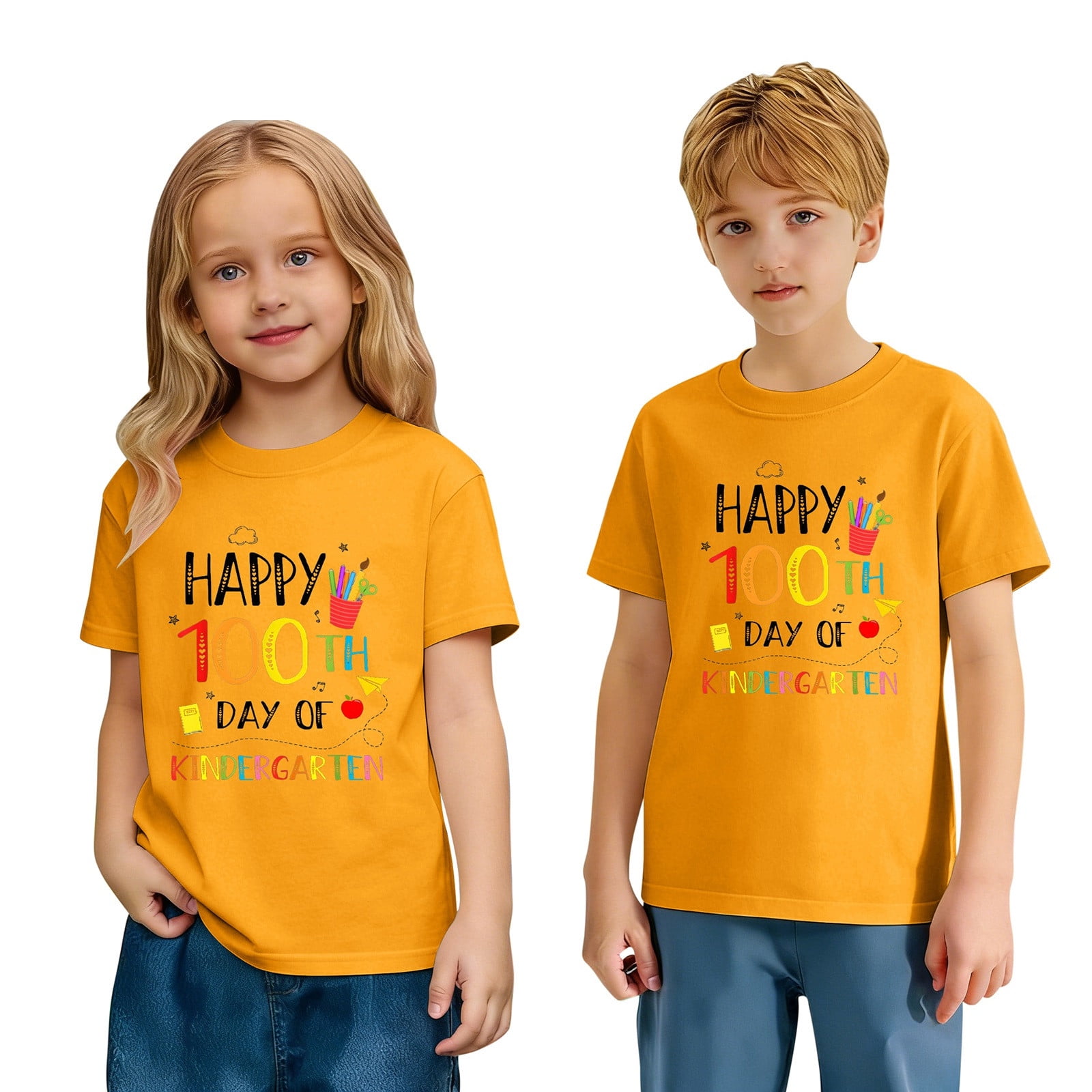 Adeawade Boys Tops Short Sleeve Tee Graphic Print Shirts Cool Blouses ...