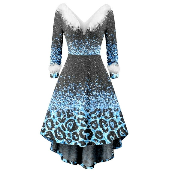 Adeawade Christmas Dresses For Women 2025 Winter Xmas Long Sleeves ...