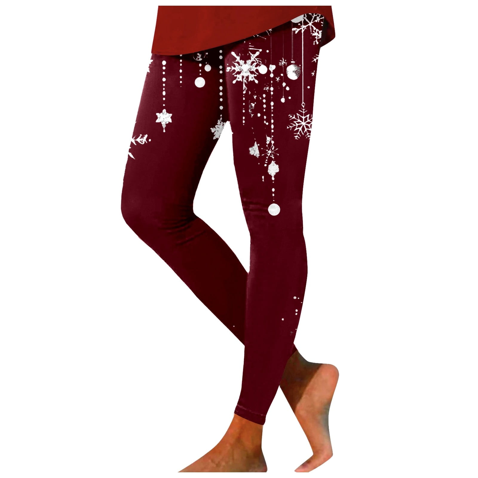 Adeawade Christmas Leggings For Women Xmas Yoga Pants With Squat Proof ...