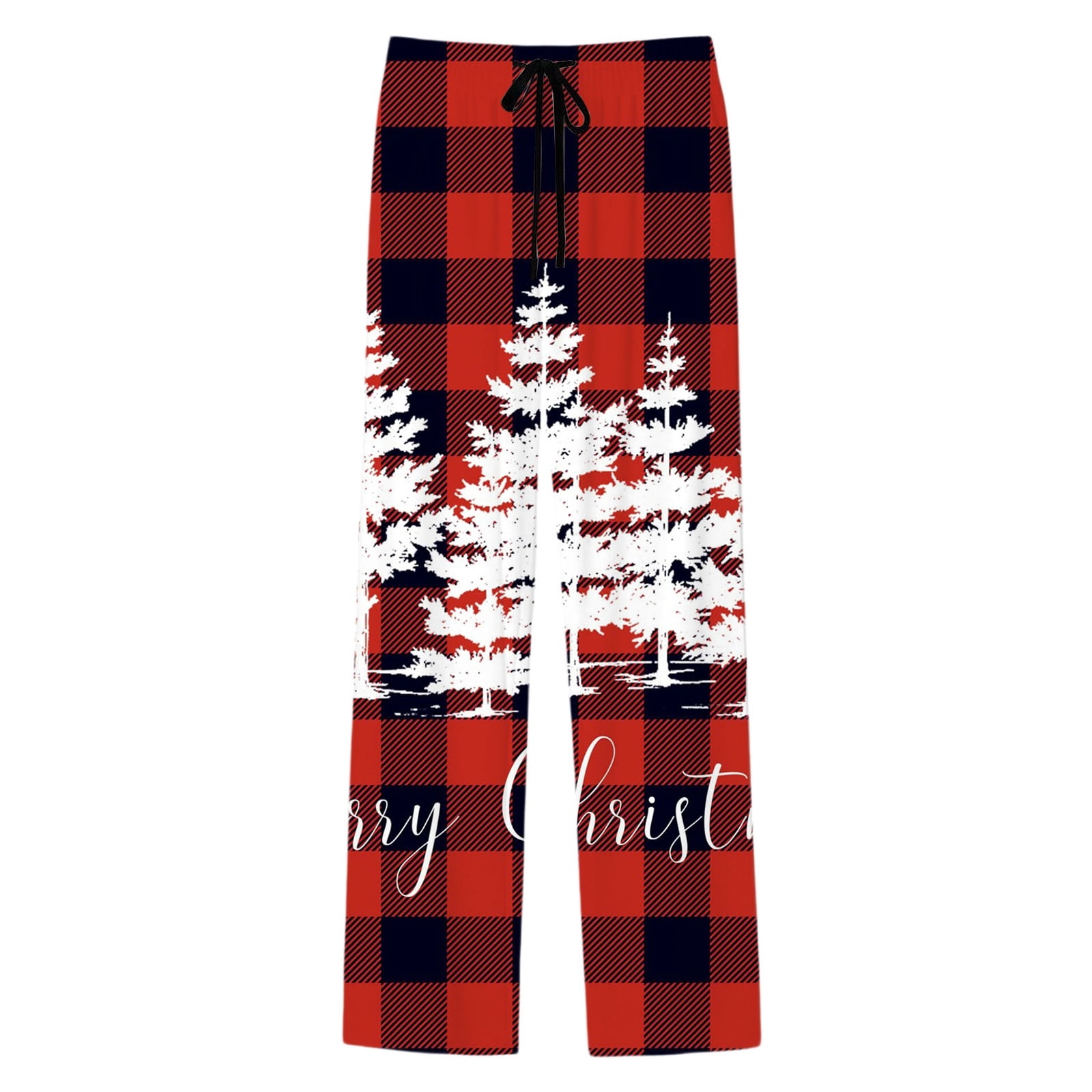 Adeawade Christmas Pants For Men Xmas Cartoon Christmas Tree Prints ...
