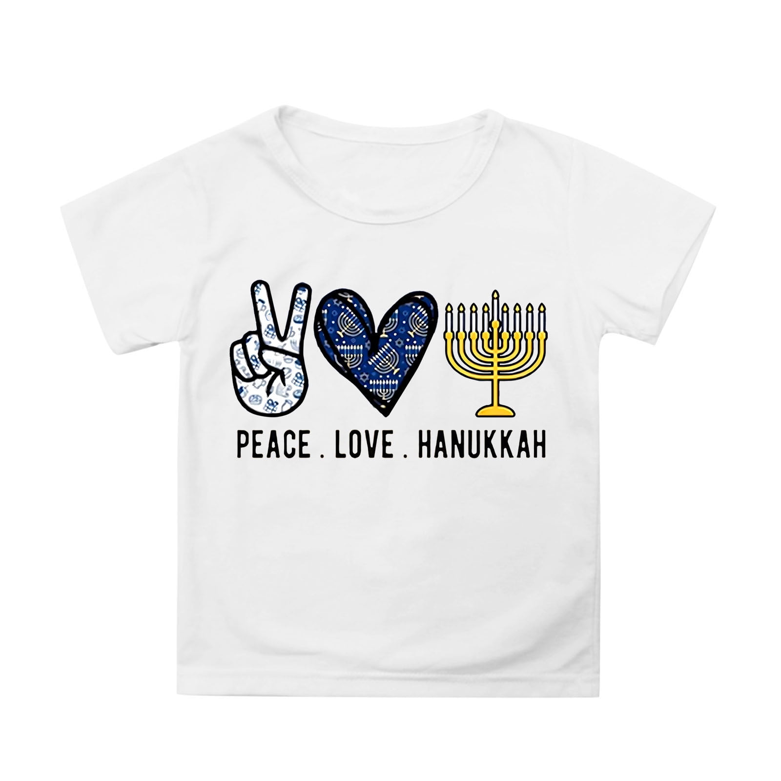 Adeawade Clothes For Girls O Neck Blouse Cartoon Prints T Shirt Short ...