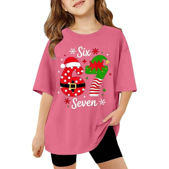 Adeawade Clothes For Girls Short Sleeve Blouse Grahic Prints ...