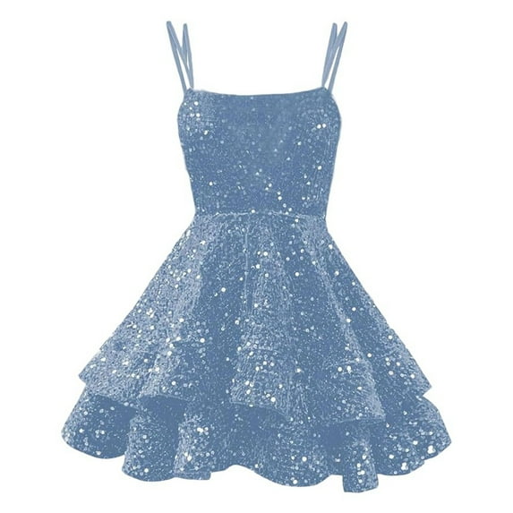 Adeawade Dresses For Women Round Neck Sleeveless Cocktail Party Dress ...