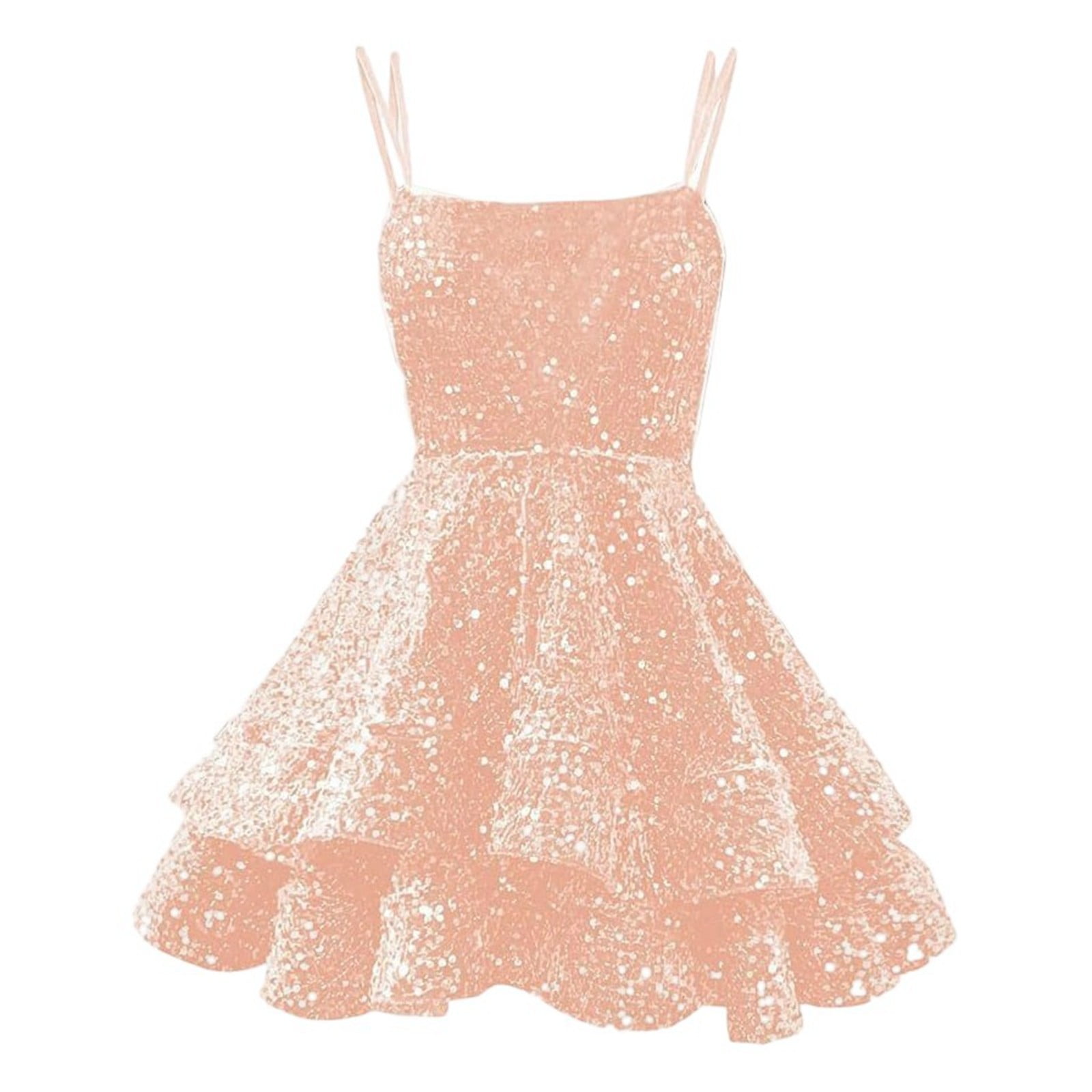 Adeawade Dresses For Women Round Neck Sleeveless Party Dress Summer ...