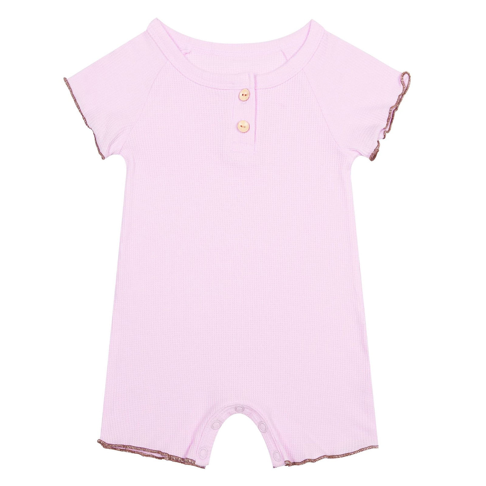 Adeawade Girls Onesies 12 Months Crewneck Bodysuits Short Sleeve Romper ...