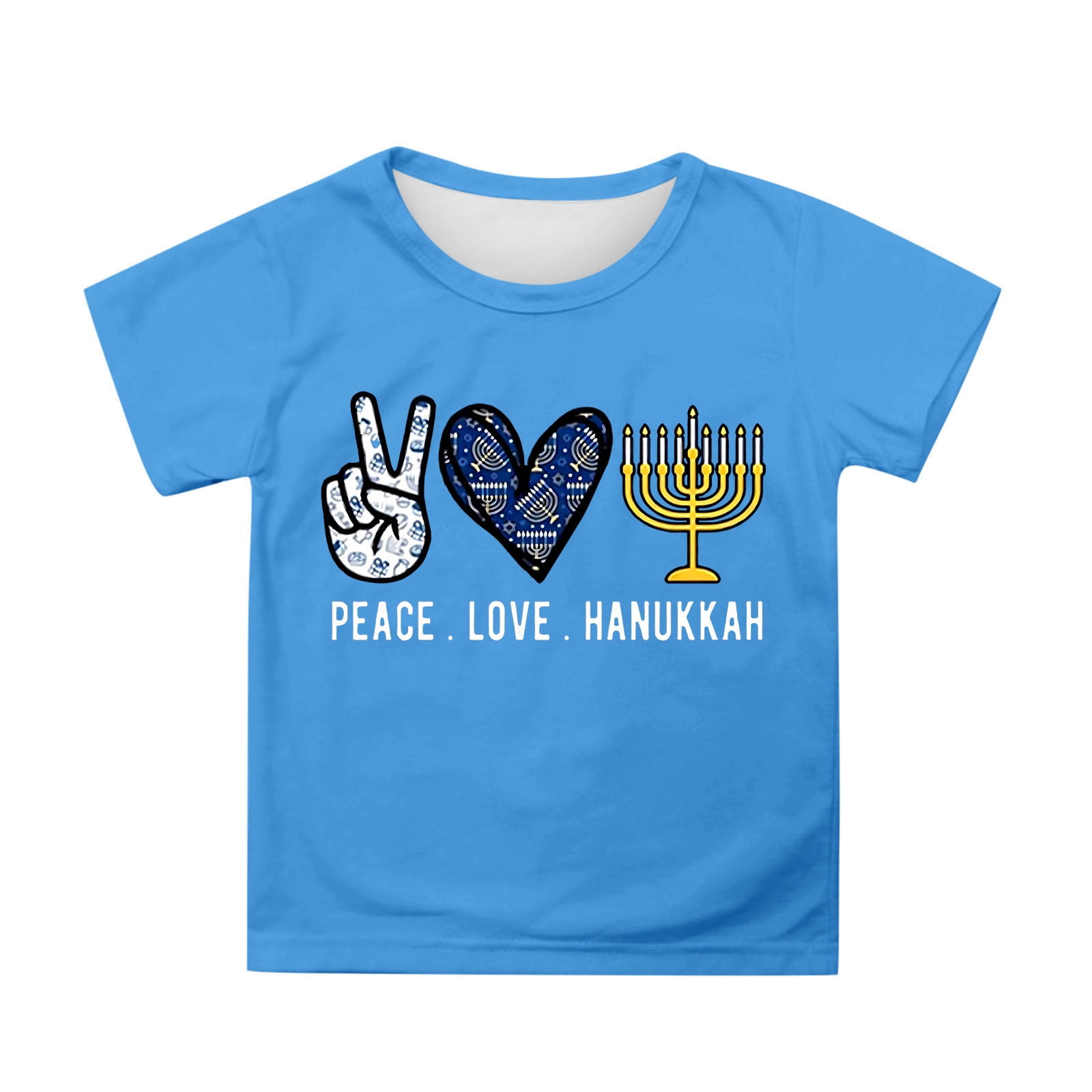 Adeawade Girls Tops O Neck Blouse Cartoon Prints T Shirt Short Sleeve ...