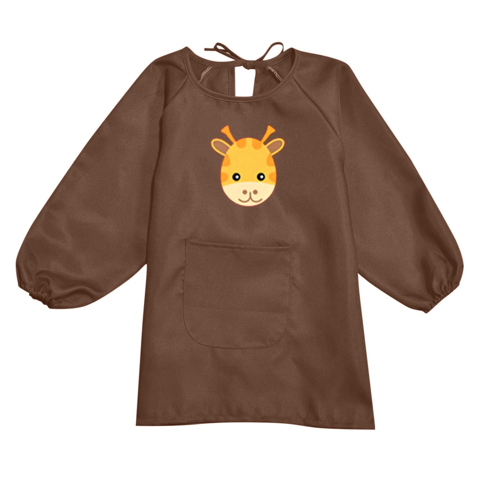 Adeawade Kids Girl Tops 4-8 Years Kid Long Sleeve Art Smock Apron With ...