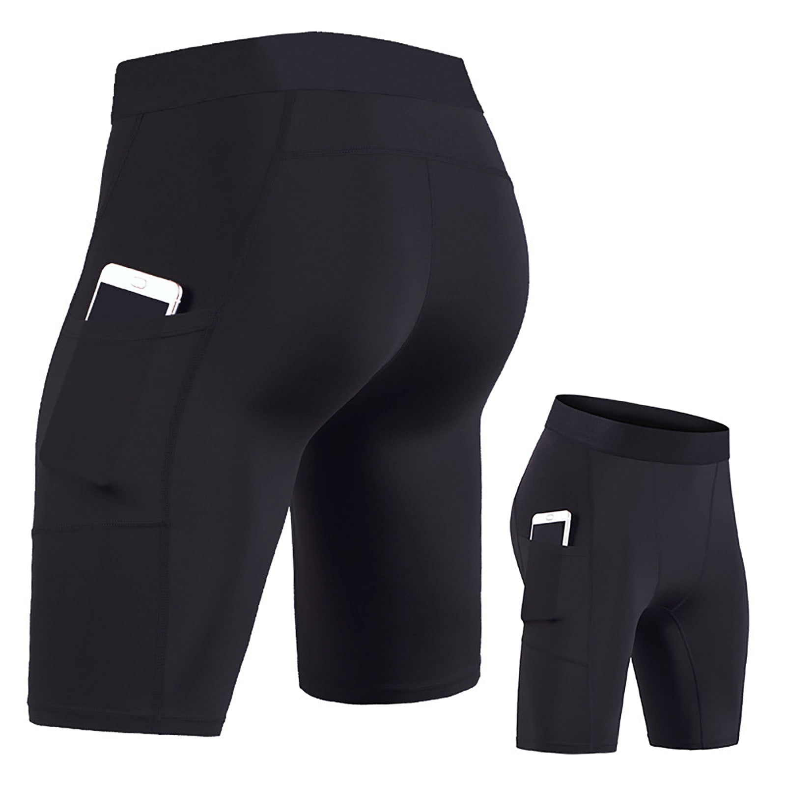 Adeawade Men Sports Fitness Quick Drying Training Tight Pocket Athletic ...